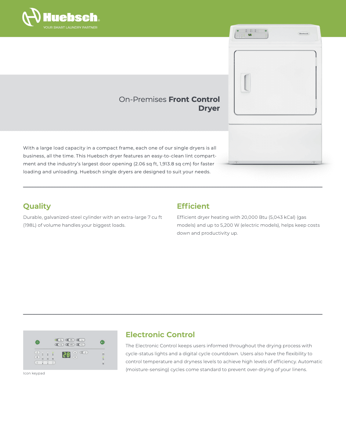 Commercial Dryers - Huebsch